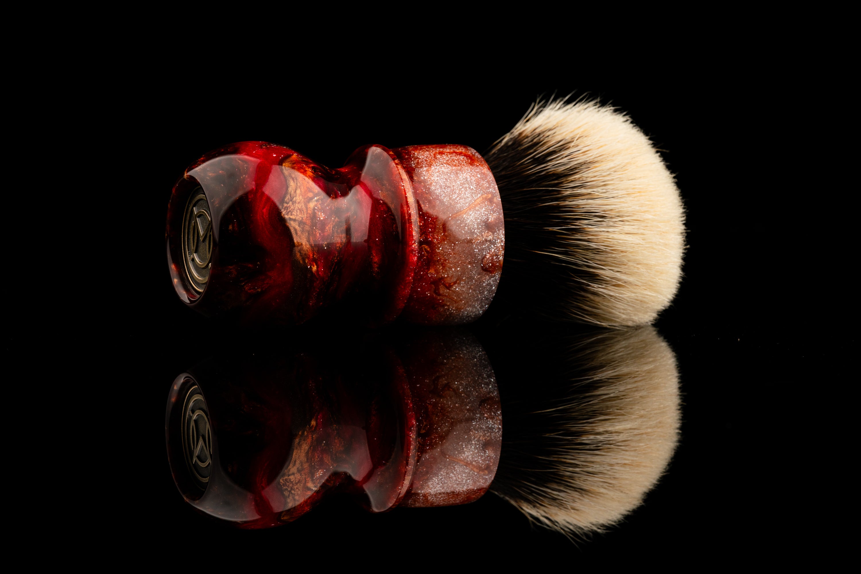 Destiny- ‘Blood of God’ shaving brush handle – OUMOSHAVINGBRUSH